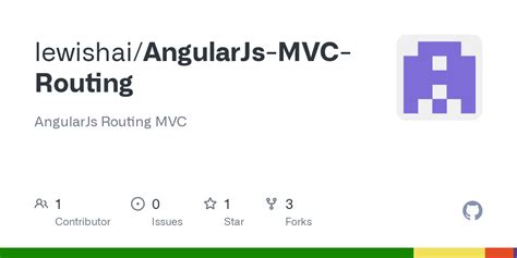 Github Lewishaiangularjs Mvc Routing Angularjs Routing Mvc