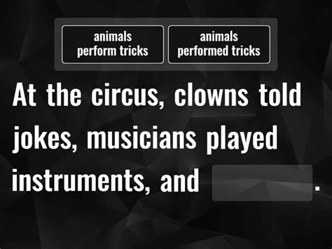 Parallel Structure Exercise 1 Complete The Sentence
