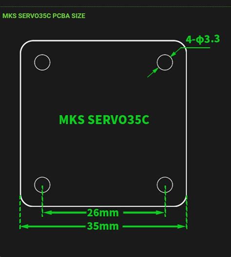 Makerbase Mks Servo35c Pcba Nema14 Closed Loop Stepper Motor Driver Cnc 3d Printer Parts