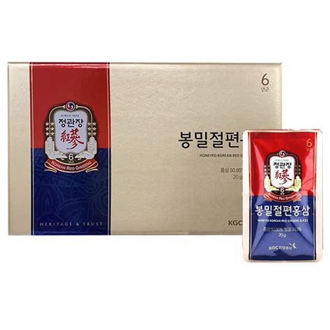 Honeyed Korean Red Ginseng Slices Hỗ Trợ Tăng Cường Sinh Lực
