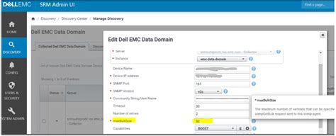Srm Discovery Issues On Dell Data Domain Getting Timed Our Errors