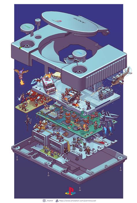 I Drew A Ps1 Exploded View R Gaming