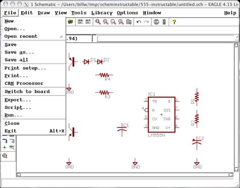 How To Draw Schematic In Eagle