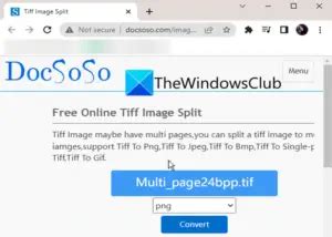 How To Split Multipage TIFF On Windows PC