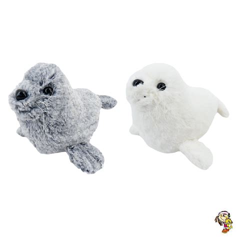 Foca De Peluche 2 Colores 22 Cm Largo Olis Place Peluches
