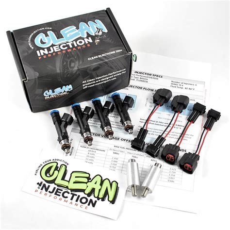 Honda Civic Acura Rsx K20 K24 R18 K20z1 K20z3 K24a4 650cc Bosch Fuel Injectors Clean Injection