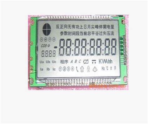 Custom Segment Lcd Glass For Electricity Meter Tn Lcd And Lcd Glass Price