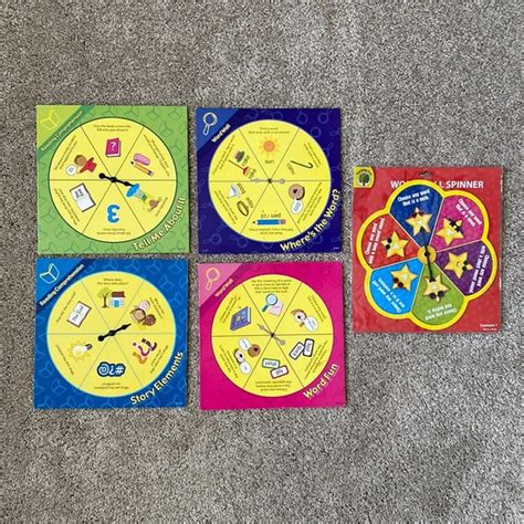 Toys Reading Comprehension And Word Wall Spinners 5 Poshmark