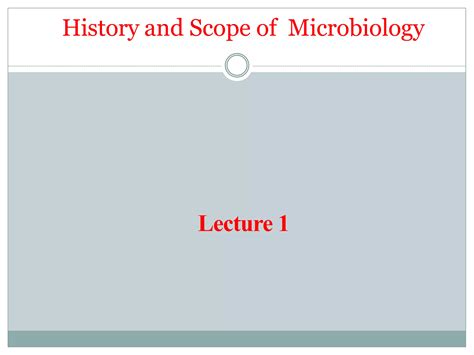 Lecture Microbiology Pptx Biological Sciences Science