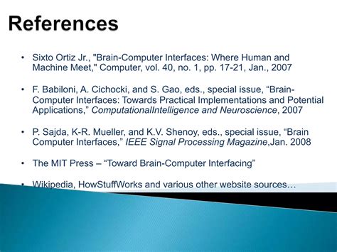 brain computer interfaces bci pptx