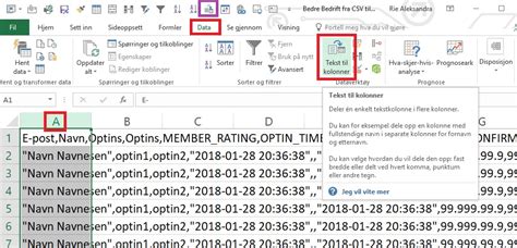 Hvordan Konvertere Csv Filer Til Excel Xlsx