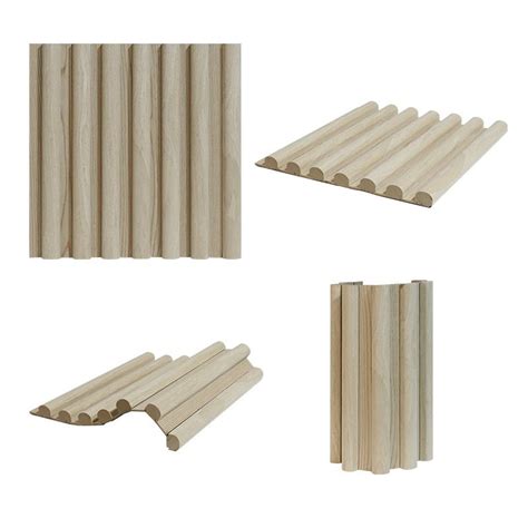 3d Mdf Wall Slat Pvc Wood Cladding Solid Pine Wainscot Mdf Panel Mdf