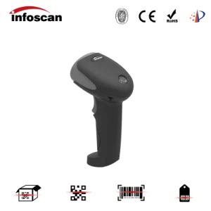 Product Assembly Wireless Handheld D QR Code Barcode Scanner For Long Distance Mobile Scanning