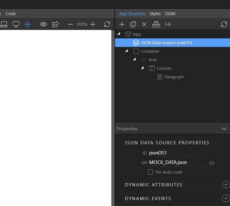 Wappler Documentation Working With Json Data