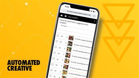 Automated Creative Launches New Interface Incorporating Chatgpt
