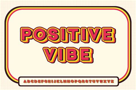 장난스럽고 생생한 컬러 디스플레이 글꼴 벡터 디자인은 헤드 라인 제목 포스터 등에 적합합니다 감정에 대한 스톡 벡터 아트 및 기타 이미지 Istock