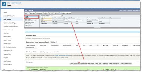 Recurring Tasks In Salesforce Lightning