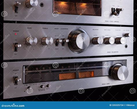 Vintage Audio Stereo Gear Separate Components System Setup Tuner Pre