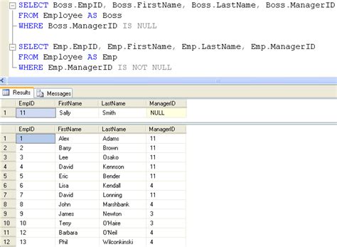Sql Server Introduction To Hierarchical Query Using A Recursive Cte