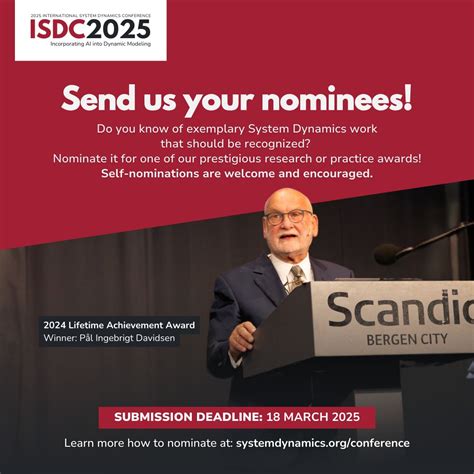 systemdynamics systemsthinking isdc2025 system dynamics society