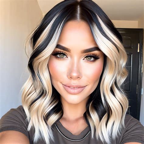 Black Hair Blonde Highlights Transform Your Look With Stunning Balance