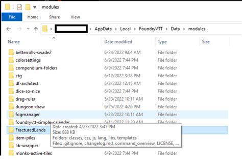 Custom Module Not Showing Up Foundryvtt