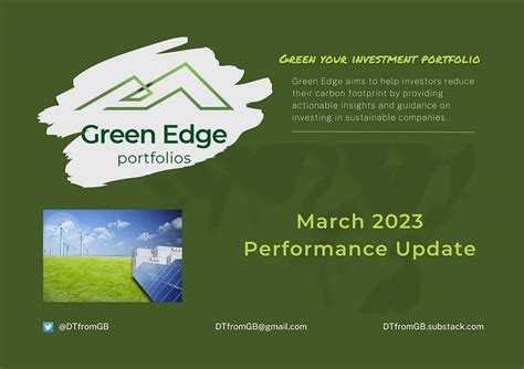 Dan Tarrence On Linkedin Greening Your Investment Portfolio