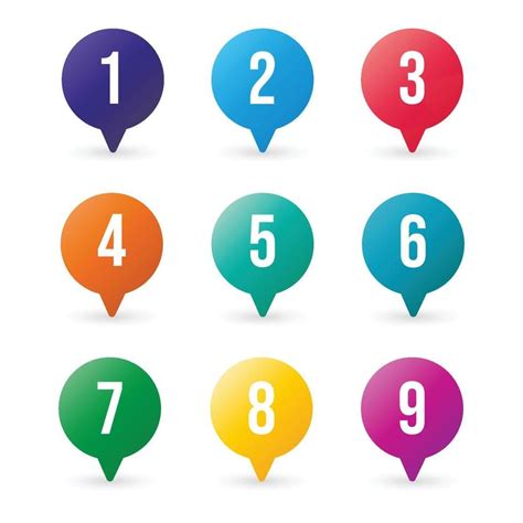Gradient Shapes Bullet Points 1 9