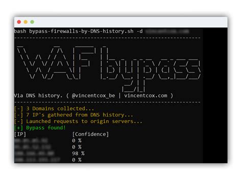 Bypass Firewalls By Dns History Firewall Bypass Script Based On Dns History Records