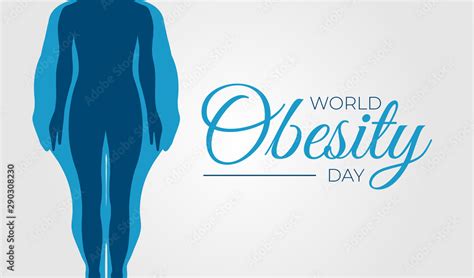 World Obesity Day Background Illustration Stock Vector Adobe Stock
