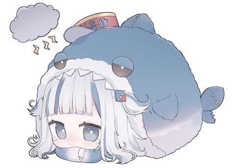 Seems This Gura Has Had A Bad Day It Is Important For Headpats To Be