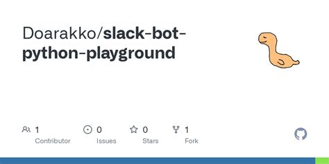 Github Doarakkoslack Bot Python Playground