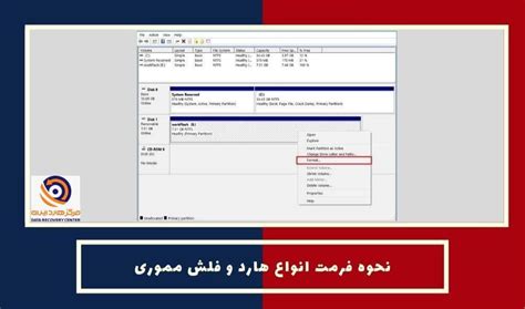 آموزش فرمت کردن هارد و فلش مموری مرکز هارد ایران برترین مرجع