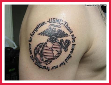 Sweet Marine Corps Tattoos