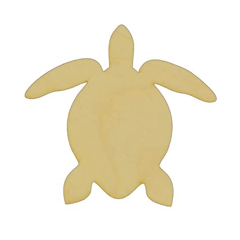 Unfinished Sea Turtle Wood Cut Out Available In A Variety
