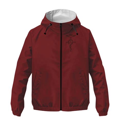 Fullmetal Alchemist Edward Elric Windbreaker Jacket Animebape