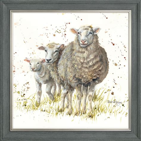 I Can See Ewe Square Framed Print Bree Merryn Fine Art