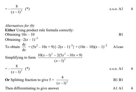 differentiation product and quotient rule kappa maths resources for a