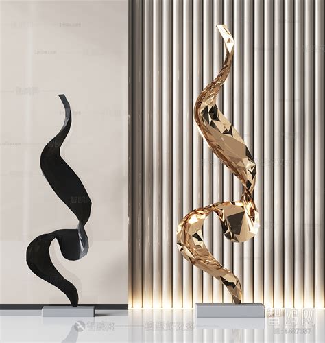 Modern Sculpture Sketchup Model Download Model Id 463804018 1miba