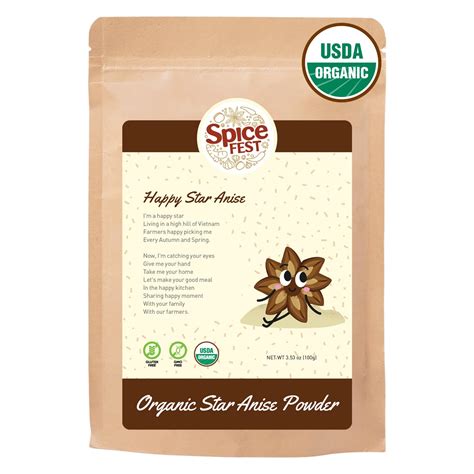 Amazon.com : SPICE FEST - Organic Star Anise Powder, (3.5 Ounces ...