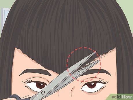 Easy Ways To Cut Triangle Bangs 13 Steps With Pictures