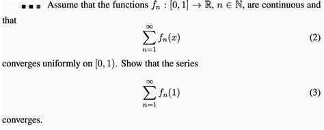 Solved Assume That The Functions Fn 01 →rn∈n Are