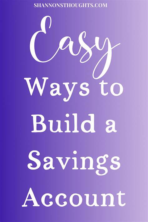 How To Build A Savings Account Artofit