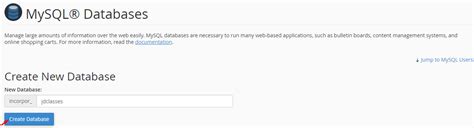 How To Create A New Database And Manage It In Cpanel And Phpmyadmin