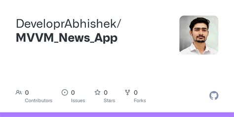 github developrabhishek mvvm news app