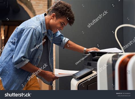 Man Printer Images Stock Photos Vectors Shutterstock