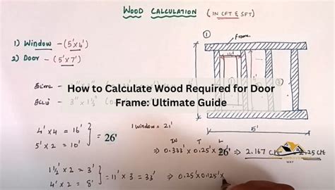 How To Calculate Wood Required For Door Frame Ultimate Guide