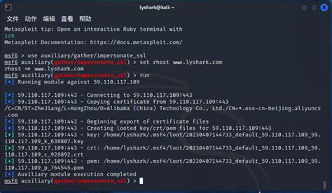 13 Metasploit 生成ssl加密载荷 腾讯云开发者社区 腾讯云