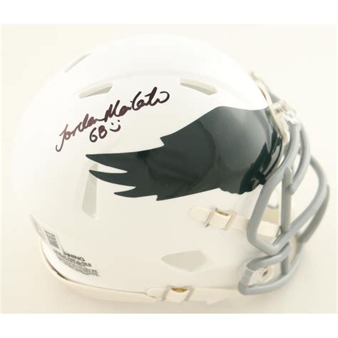 Jordan Mailata Signed Eagles Speed Mini Helmet Beckett Pristine Auction