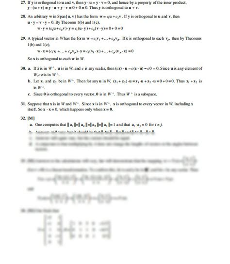 SOLUTION Linear Algebra Orthogonality And Least Squares Notes Studypool